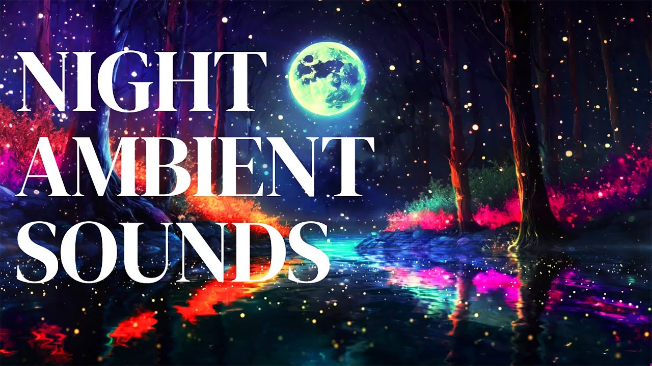 Night Ambient Sounds | Cricket, Swamp Sounds at Night, Sleep and ...
