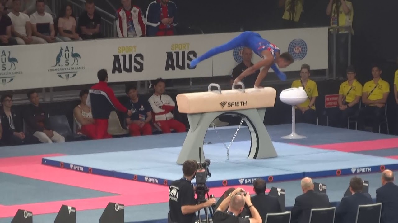 Joshua Nathan - GBR - PH 2 - Final - 2020 World Cup Gymnastics ...