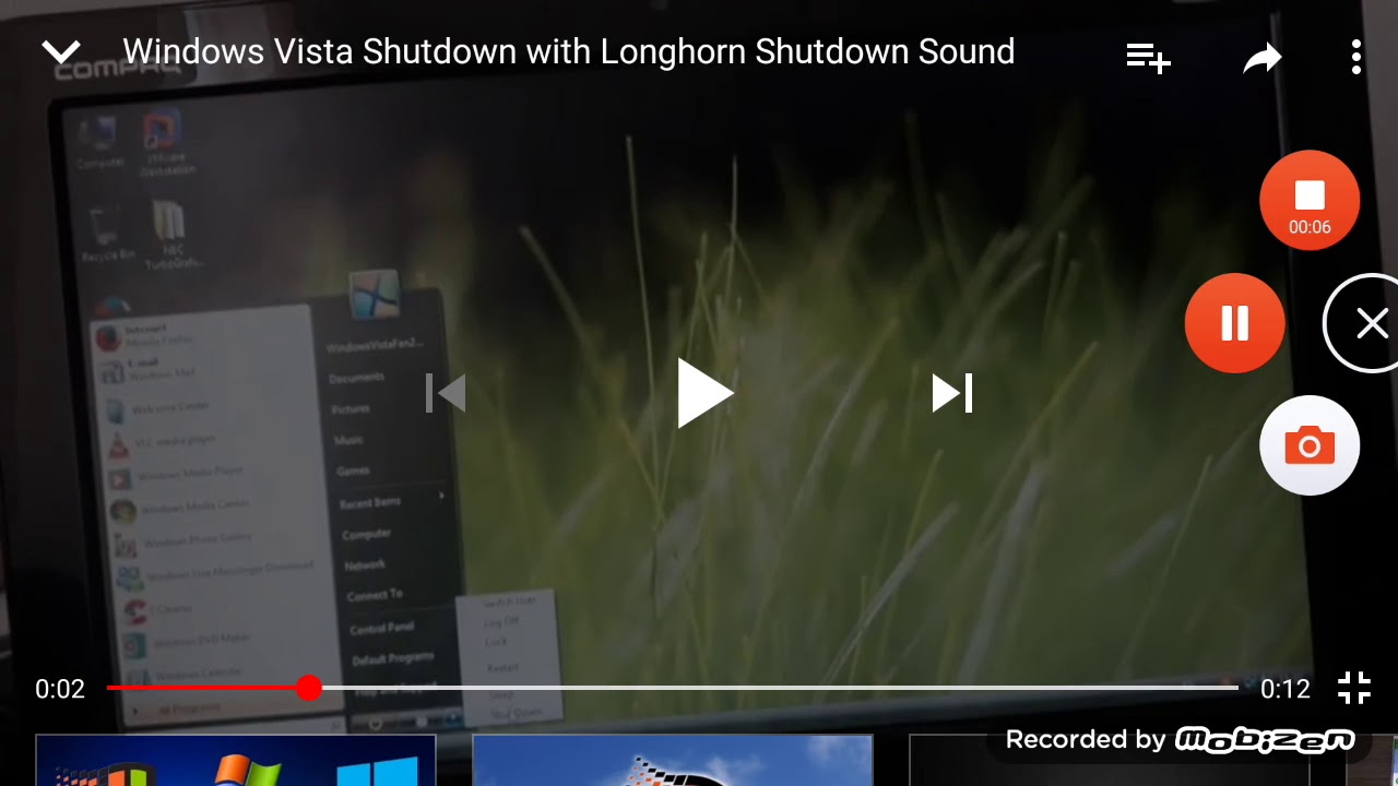 Microsoft Windows Vista XP Windows LongHorn Shutdown Google Animation ...
