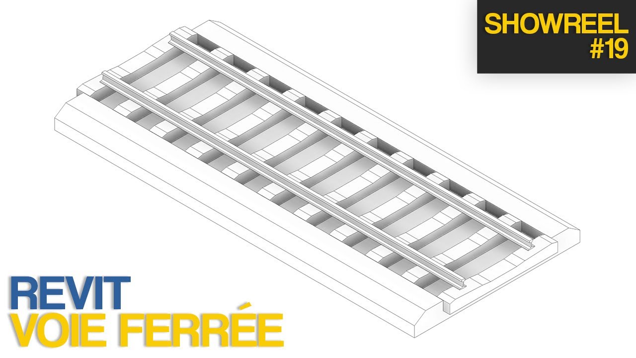 Présentation voie ferrée paramétrique pour Revit - YouTube