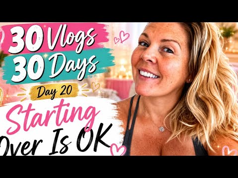 30 Vlogs 30 Days (20) Starting over is ok! Livestream #IRL #Viral #Vlog