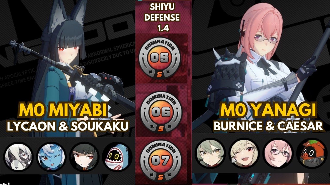 M0 Miyabi & M0 Yanagi | Shiyu Defense 1.4 | Floor 5, 6 and 7 | F2P | Zenless Zone Zero - YouTube