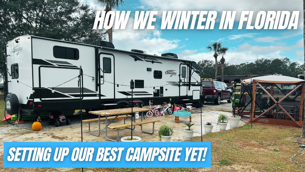 Setting up our RV Campsite in Florida: Wintering in Florida in our RV ...