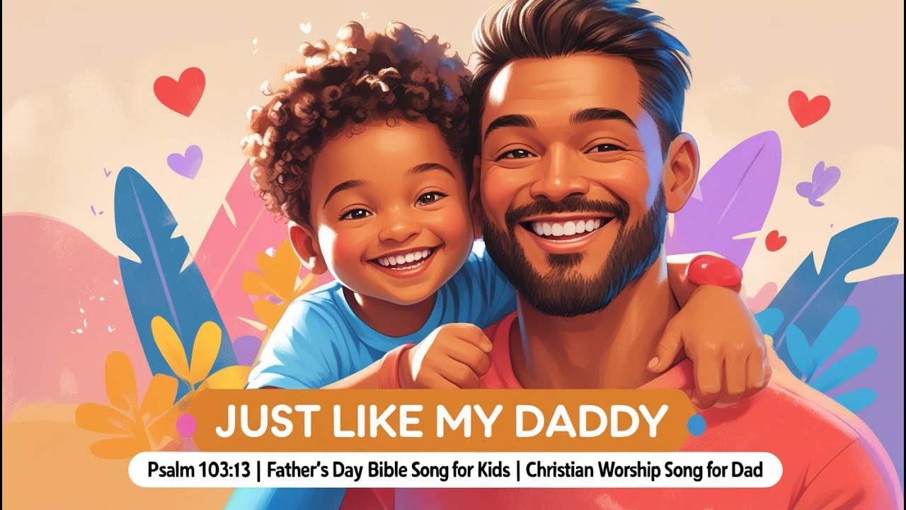 Just Like My Daddy | Psalm 103:13 Father’s Day Bible Song for Kids ...