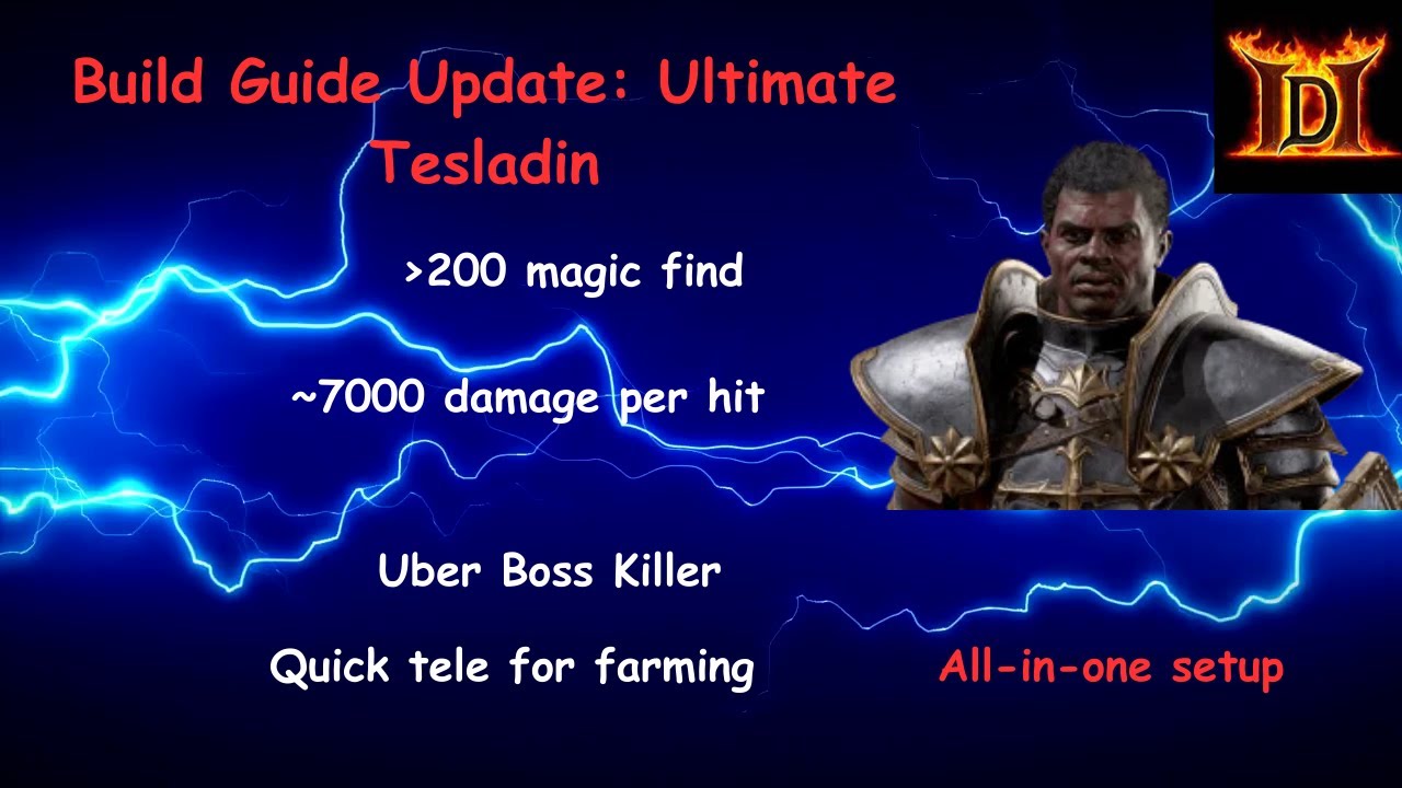 [D2R] Build Guide Update: Ultimate Tesladin - 1 set up cho tất cả mục ...