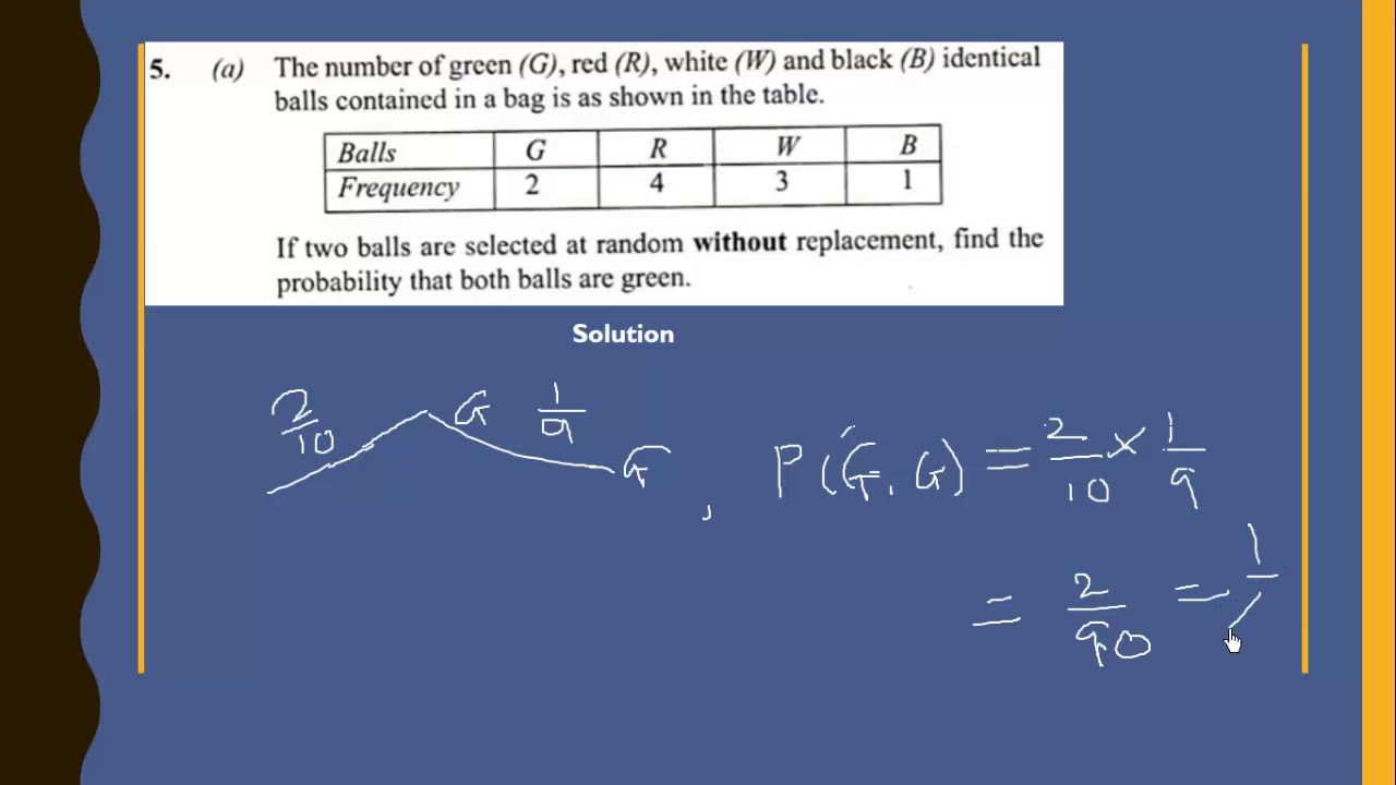 WASSCE Nov/Dec 2011 Core Mathematics Paper 2 : Q5 - YouTube