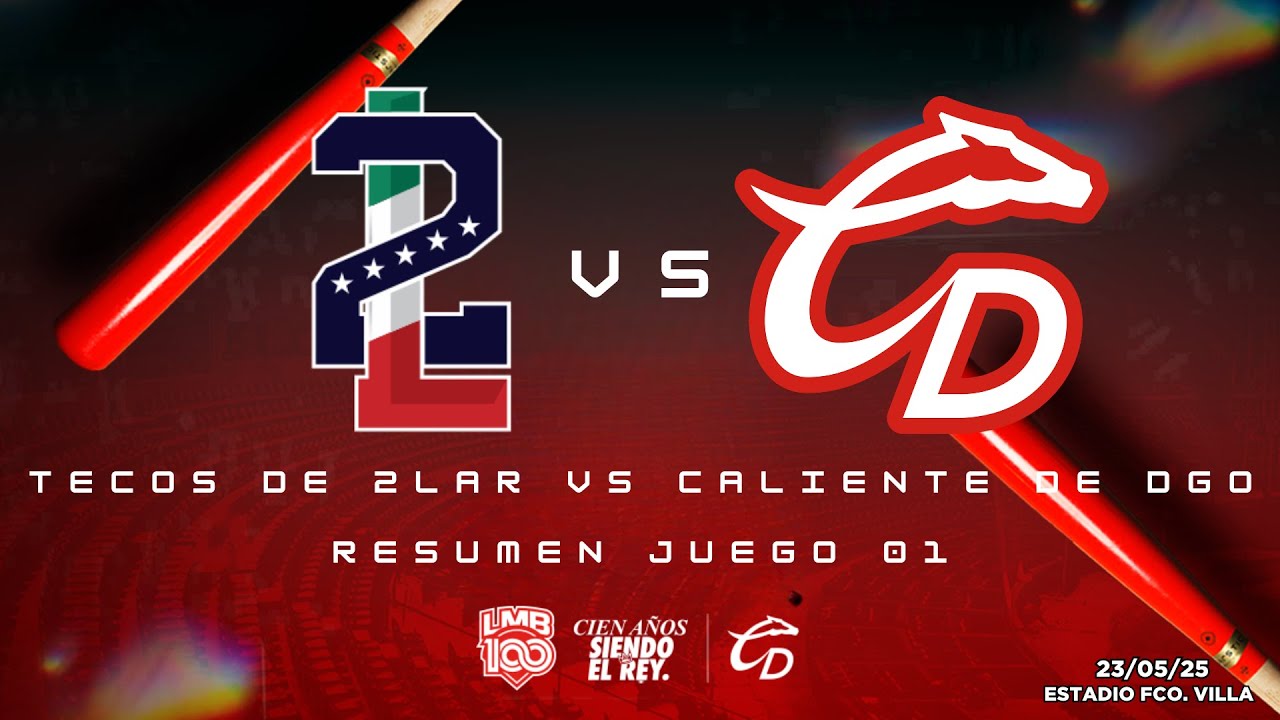 RESUMEN / Tecos de 2Laredos vs Caliente de Durango / J01⚾🔥 - YouTube