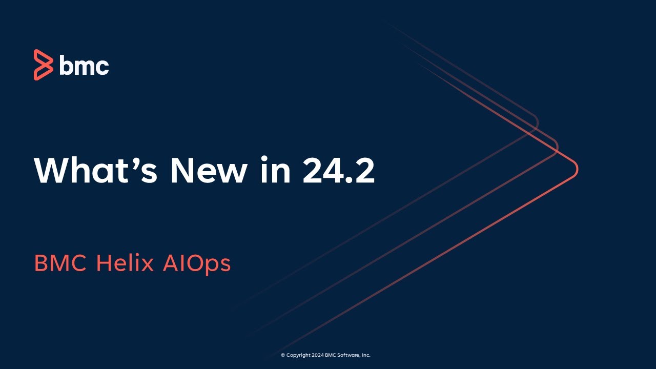 What’s new in BMC Helix AIOps 24.2 - YouTube