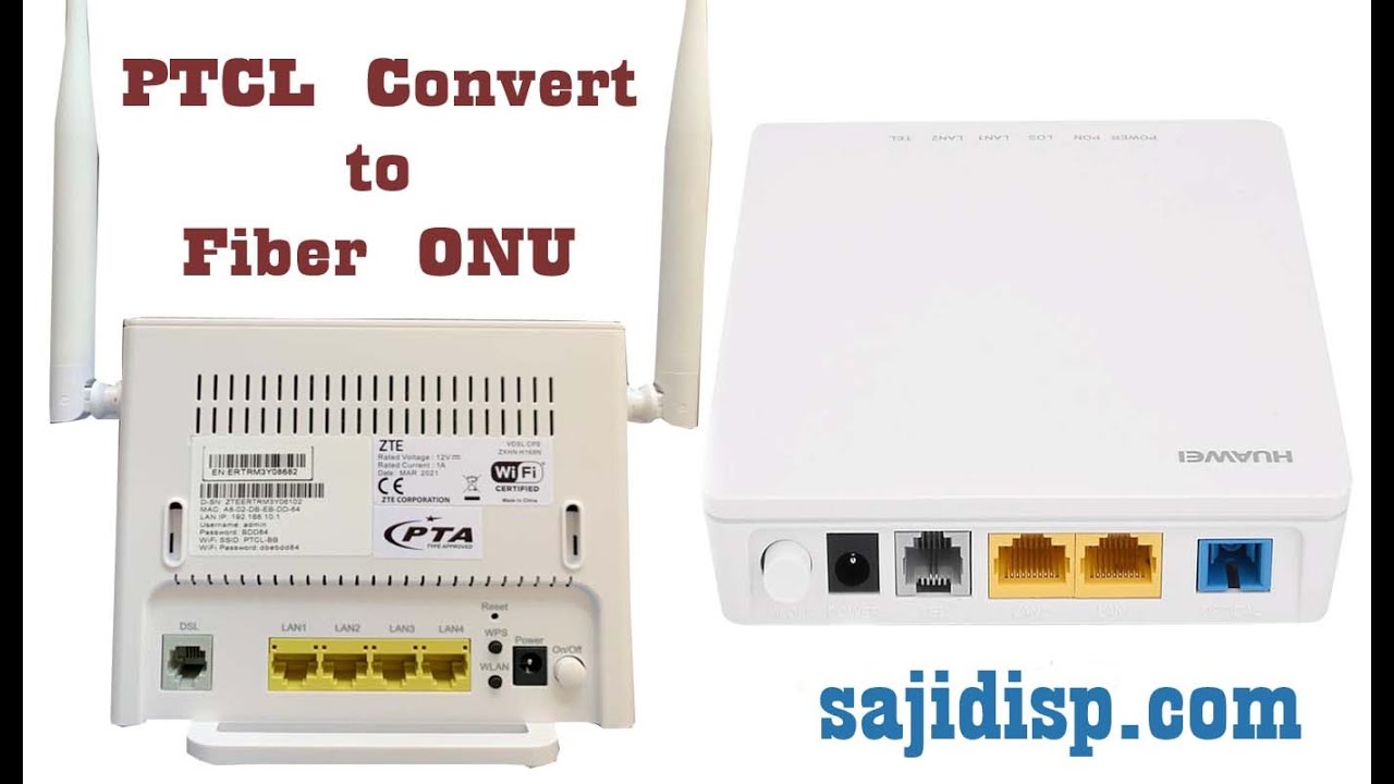 Ptcl Device per fiber net chalayn #internet #wifi #configuracion - YouTube