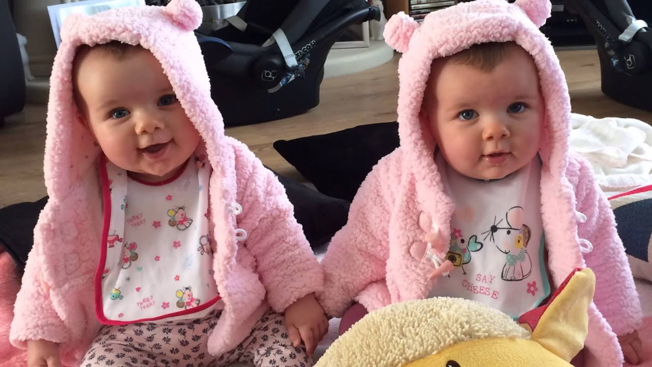 Molly & Ruby's first year - Identical Twins - YouTube
