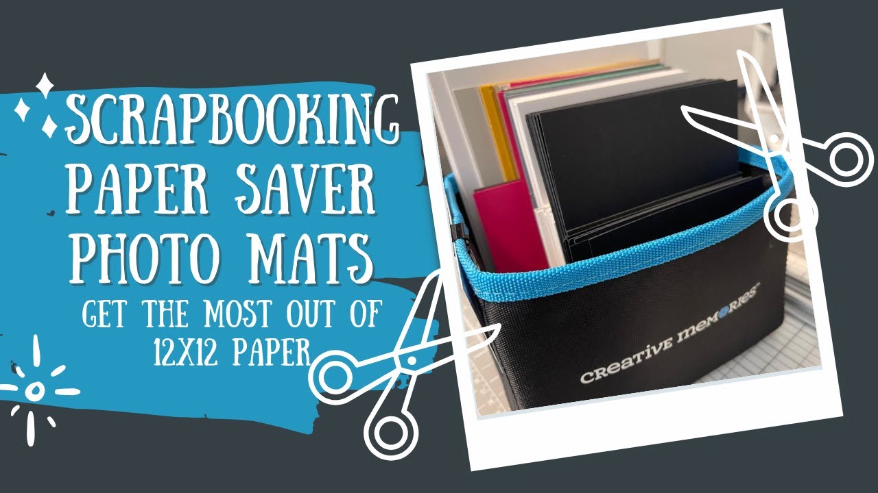 What are Photo Mats? How to get the most out of your 12x12 paper - YouTube