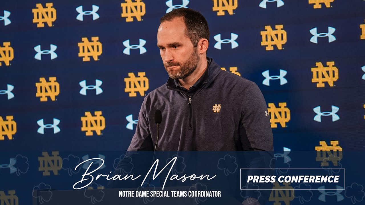 Notre Dame Special Teams Coordinator Brian Mason Wants to Apply ...