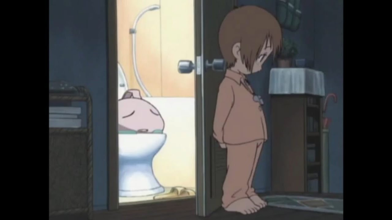 Koromon usa il bagno | DIGIMON ADVENTURE Ep.21 - YouTube