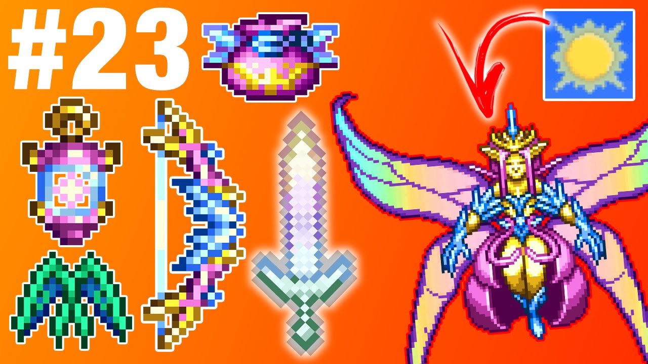 Terraria Master - Derrotando a Empress of Light DE DIA, Terraprisma ...