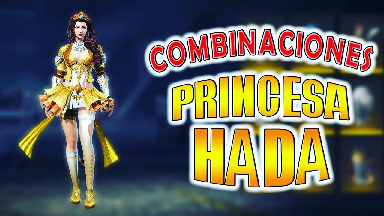 MEJORES COMBINACIONES SET PRINCESA HADA de FREE FIRE // ZonaRandomツ ...