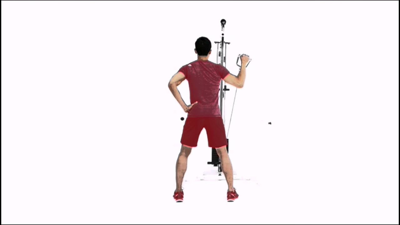 45 Degree Cable External Rotation Exercise - YouTube