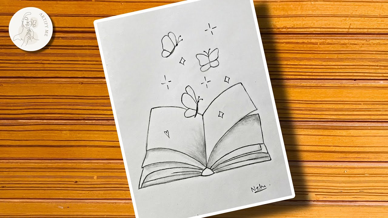 How to Draw Book 📖 | Easy Drawing | Step By Step Tutorial 😍 - YouTube