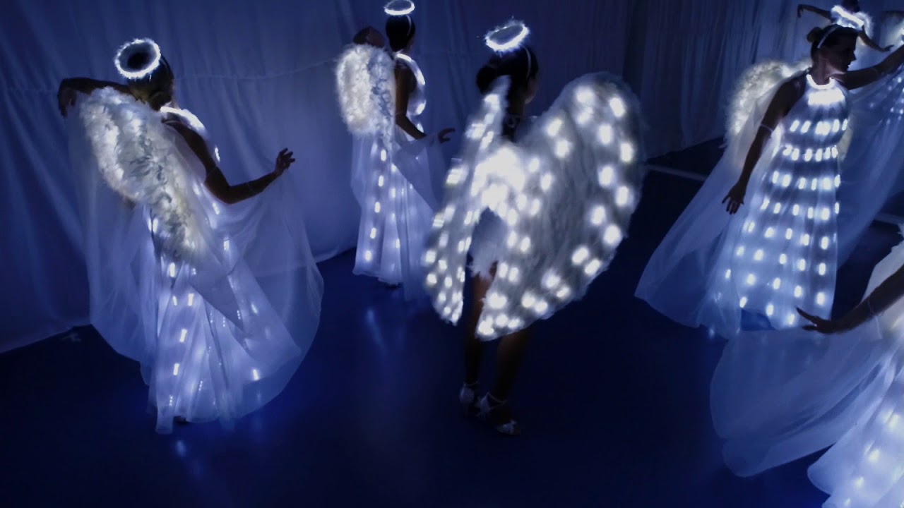 LED Show Ballett/Light of Dance / LED Angels Tanz/LED Kostüme - YouTube