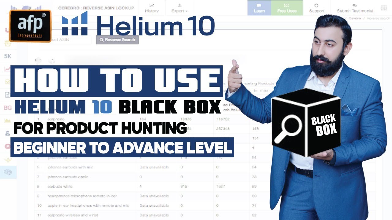 Helium 10 - How To Use Black Box For Product Hunting - Beginner to ...