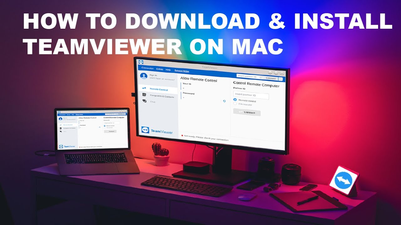 How to download and Install TeamViewer on Mac - YouTube