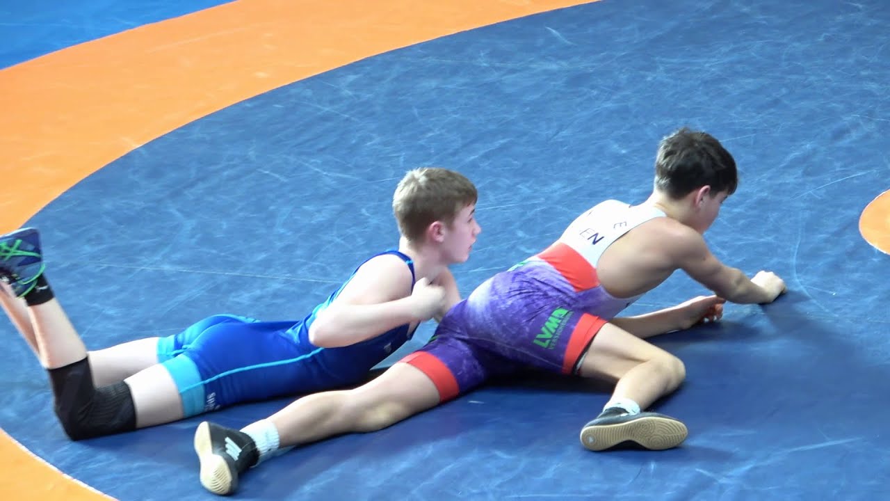 Wrestling / Ringen LM Sachsen 2024, Gelenau, Jugend B, 52 kg, GR ...