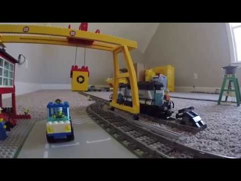 Lego Train System set 4555 - YouTube