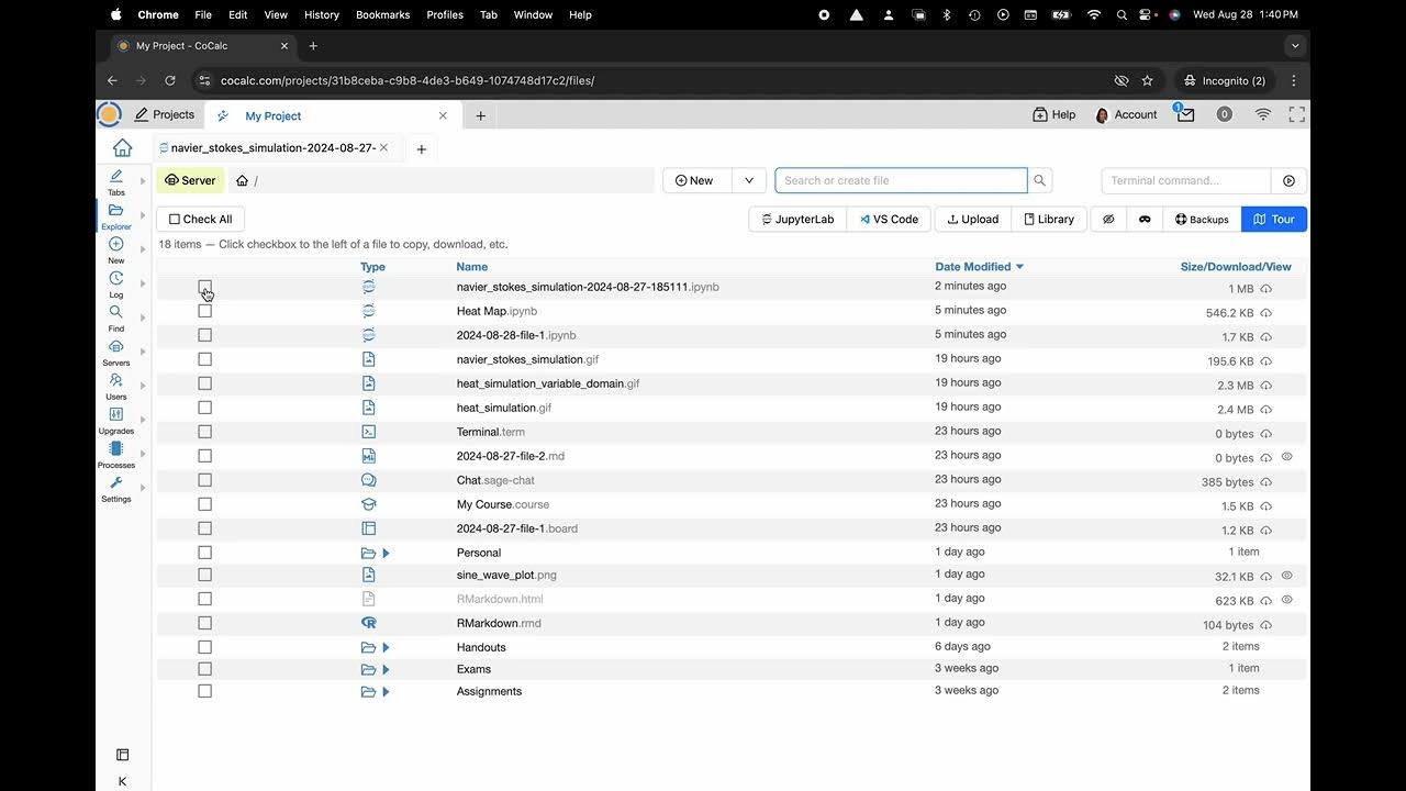 How to Download a File on CoCalc - YouTube