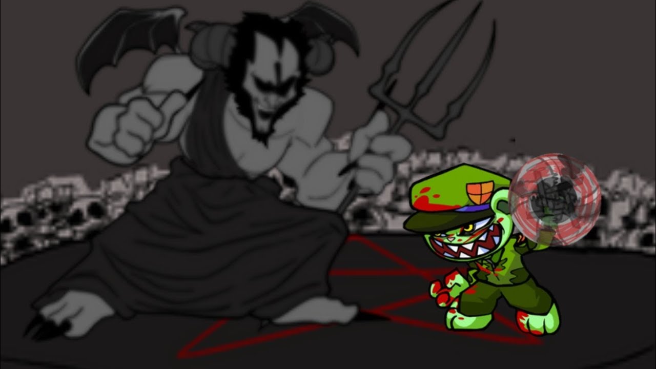 [ Bloody Hell ] Fliqpy vs Satan( Versiculus Iratus X Slaughter) [FNF ...