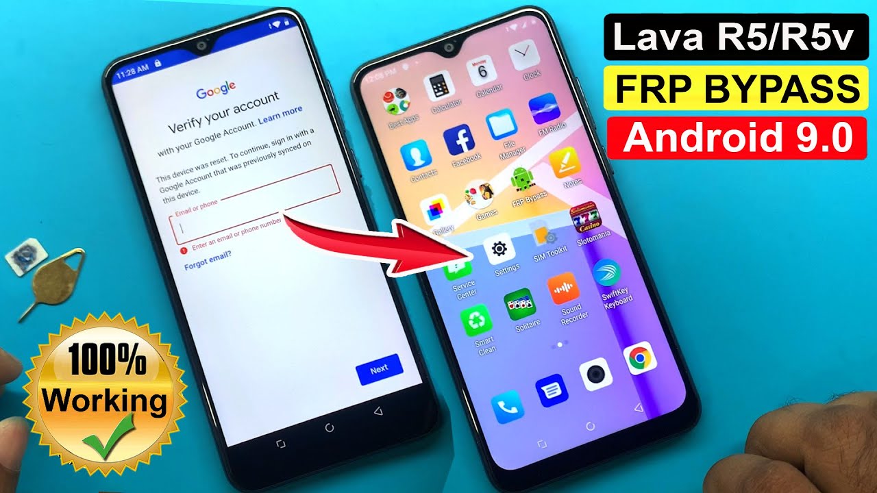 Lava R5/R5v FRP Bypass & Reset Google Account | Lava R5/R5v FRP Unlock ...