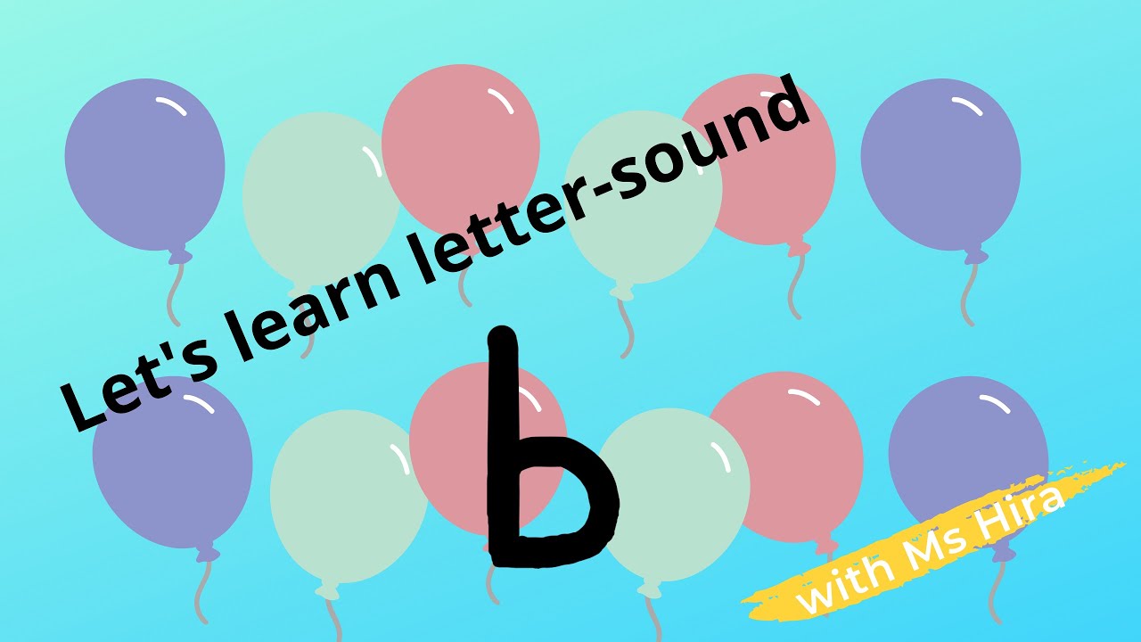 #Phonics letter "b"// how to pronounce "b" - YouTube