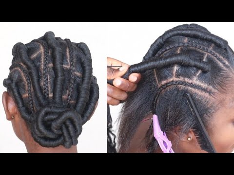 😱Beautiful And Gorgeous Hairstyle Using Brazilian Wool/mabeltv - YouTube