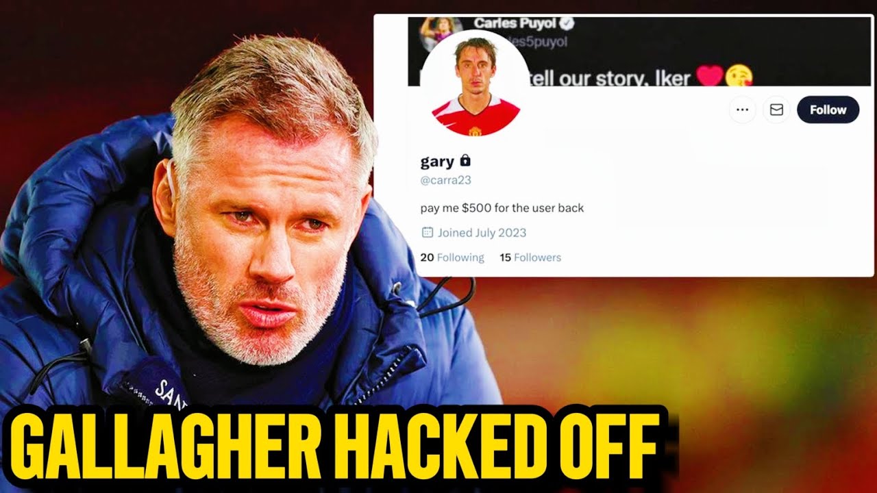 Jamie Carragher suffers Twitter hack during England game as tweets ...