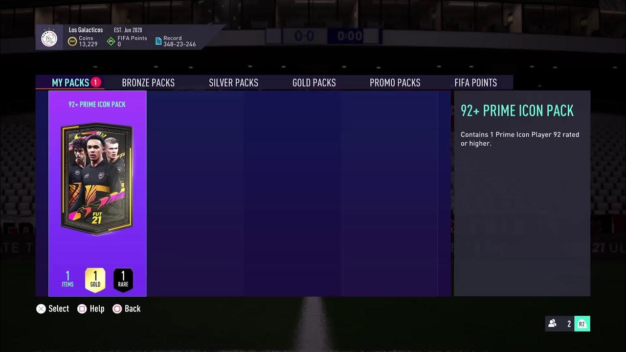 Fifa 21 92 Prime Icon Pack Youtube