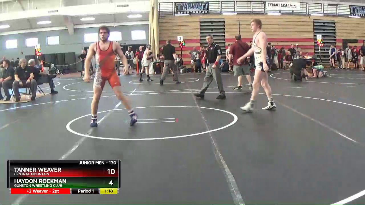 Junior Men 170 Tanner Weaver Central Mountain Vs Haydon Rockman Gunston ...