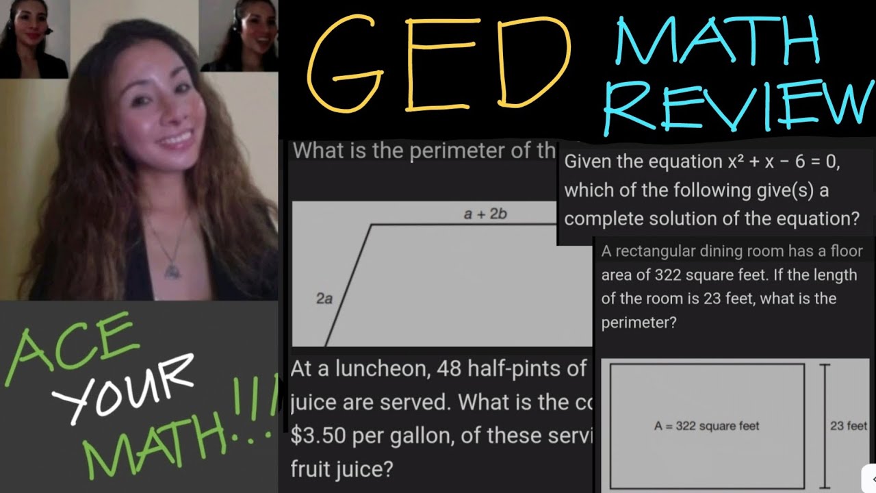 GED MATH REVIEW by Jane Maciejewski - YouTube