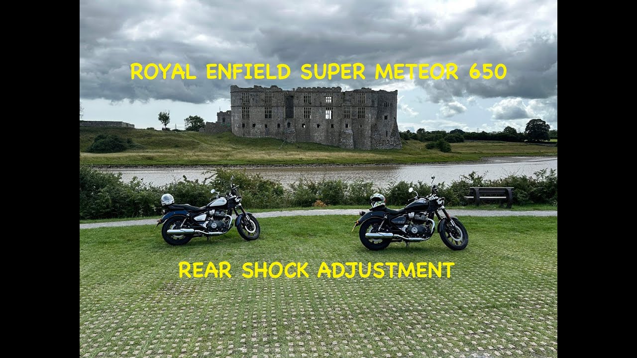 2023 Royal Enfield Super Meteor 650 Rear Shock Absorber Adjustment ...