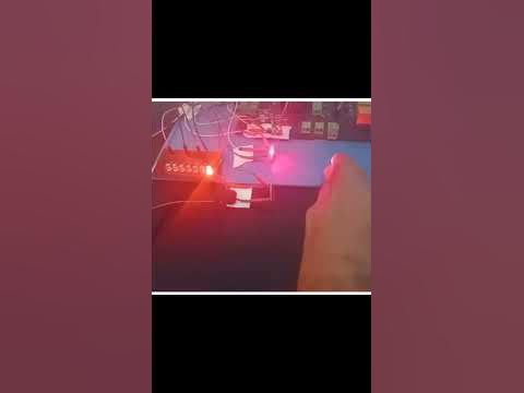 Laser security system using PIC16F877A microcontroller. #electronics#iot#project - YouTube