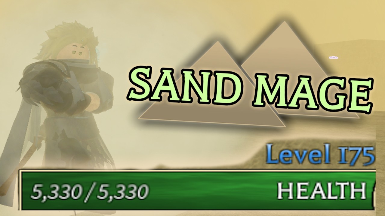 5000 HP Sand Mage Showcase (Arcane Odyssey Full Release) - YouTube