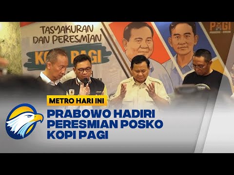 Prabowo Hadiri Peresmian Posko Kopi Pagi - YouTube