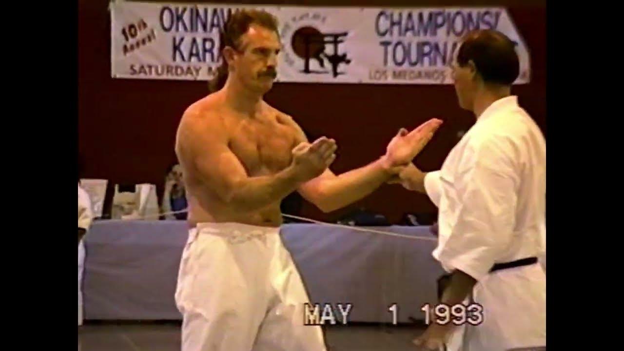 Another powerful demo of iron body conditioning of Uechi Ryu Kenyukai, Shinjo Family Karate ...