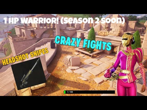 1 HP WARRIOR!!! (Fortnite, Updates, and Games) - YouTube
