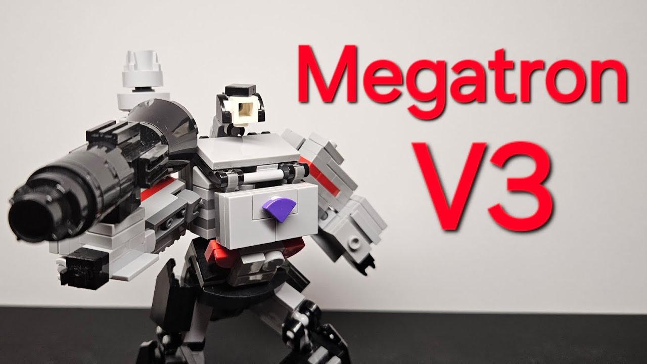 LEGO Transformers: Megatron V3 (Marvel Comic Deco) - YouTube