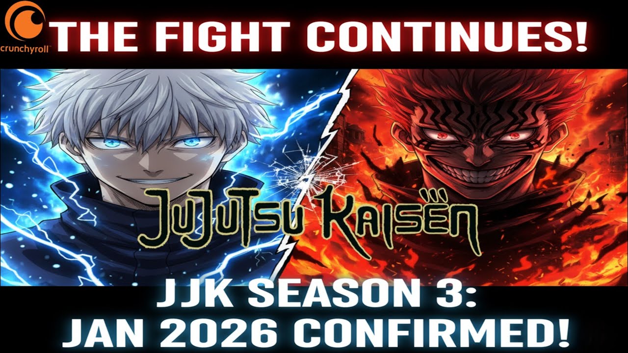 Jujutsu Kaisen Season 3 Release Date Confirmed | Gojo Returns & New Arc ...