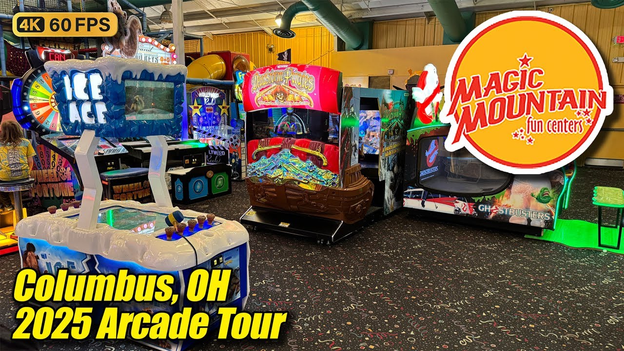 Magic Mountain Fun Center, April 2025 arcade tour (Columbus OH), new 4K ...