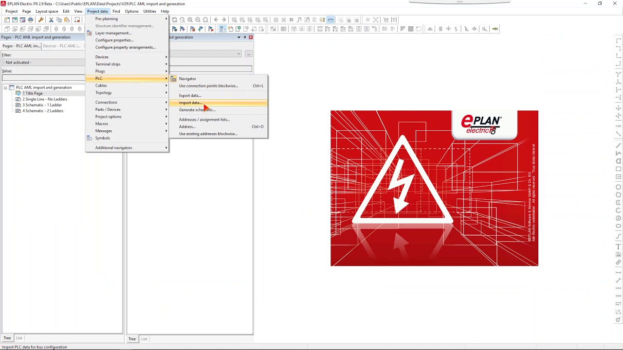 EPLAN - Import AML PLC Rack Layout from Rockwell Studio 5000 - YouTube