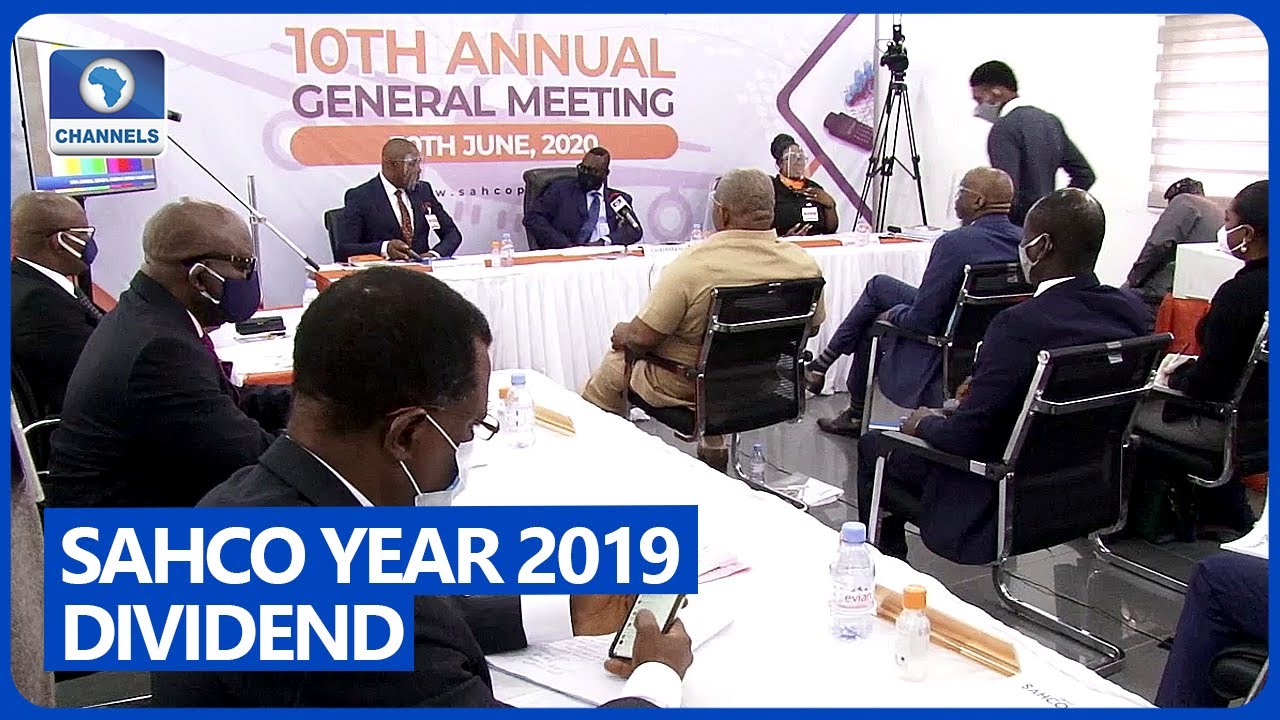 SAHCO Plc Approves N16.50k Dividend For Year 2019 - YouTube