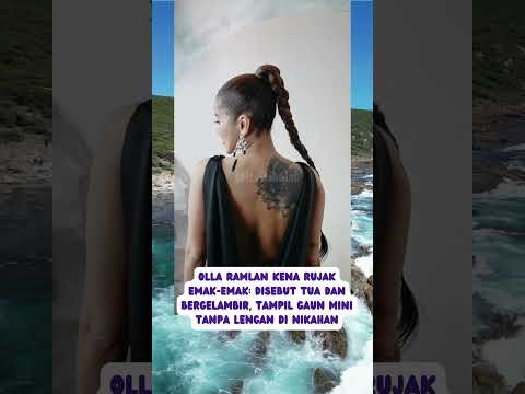 OLLA RAMLAN Kena Rujak Emak emak Disebut Tua dan Bergelambir, Tampil Gaun Mini Tanpa Lengan #olla