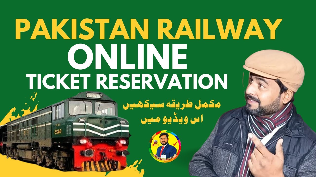 Pakistan Railway Ticket Reservation Online||How to Book Railway Ticket ...
