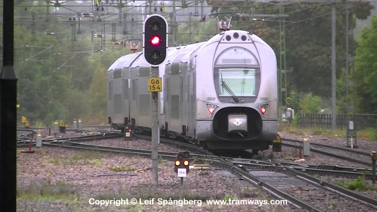 SJ X40 train in Gävle, Sweden - YouTube