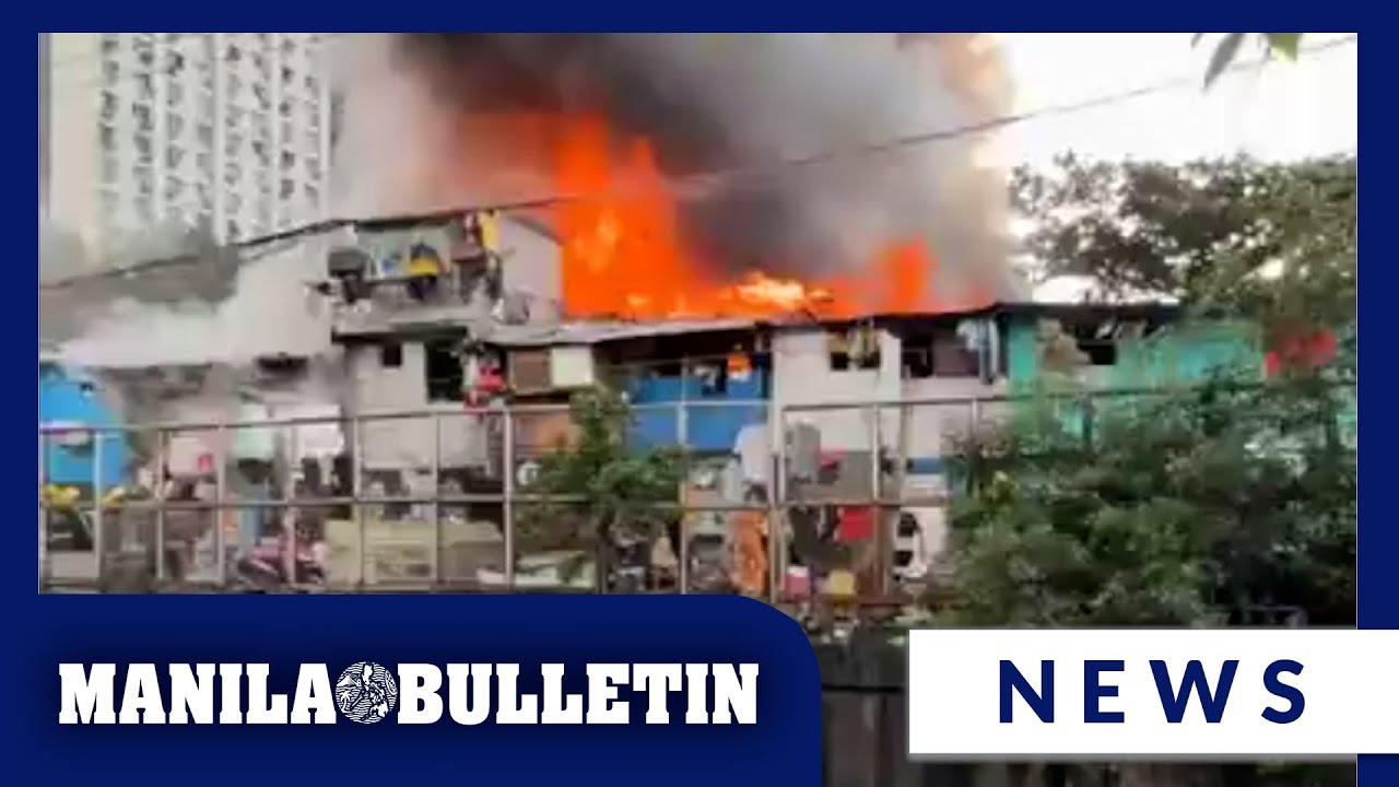 Fire hits residential area in Pasay City - YouTube